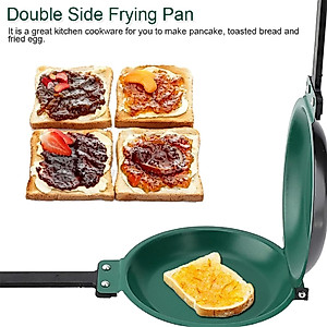 Flip Master Pancake Pan, Flipmaster Pancake Pan, Flipmaster Pan, Double Side Frying Pan, Reversible Pan Pancake Maker Steel Flip Fry Pan Non-stick Easy Flip, Pan for Fluffy Pancakes Omeletteand More