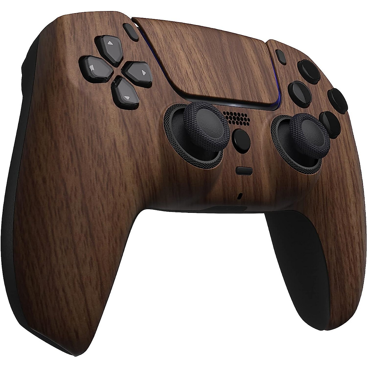 Custom Controllerzz Wireless Controller Compatible with PS5 - Multiple Designs Available (PS5 Wood)