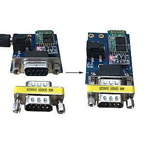 DSD TECH SH-B23A Bluetooth 2.0 to RS232 Serial Adapter with DB9 Converter