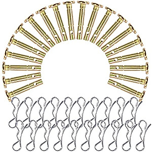 20 Pairs Shear Pins and Cotters Pins,Replacement Shear Pins for Snowblower 738-04124 and 714-04040, Shear Pin Kit Compatible with MTD Craftsman Cub Cadet Troy Bilt Snowblowers