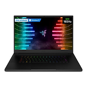 Razer Blade Pro 17 Gaming Laptop 2021: Intel Core i7-11800H 8-Core, NVIDIA GeForce RTX 3070, 17.3" QHD 165Hz, 16GB RAM, 1TB SSD - Chroma RGB - Thunderbolt 3 - SD Card Reader