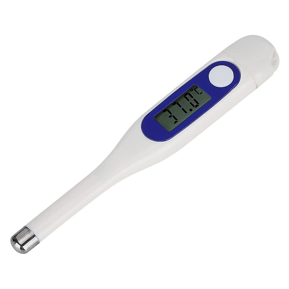 Veterinary Electronic Thermometer LCD Digital Animal Thermometer for Cattle Sheep Horses Pigogs Use,Garden Ding Poultry Ding Plies