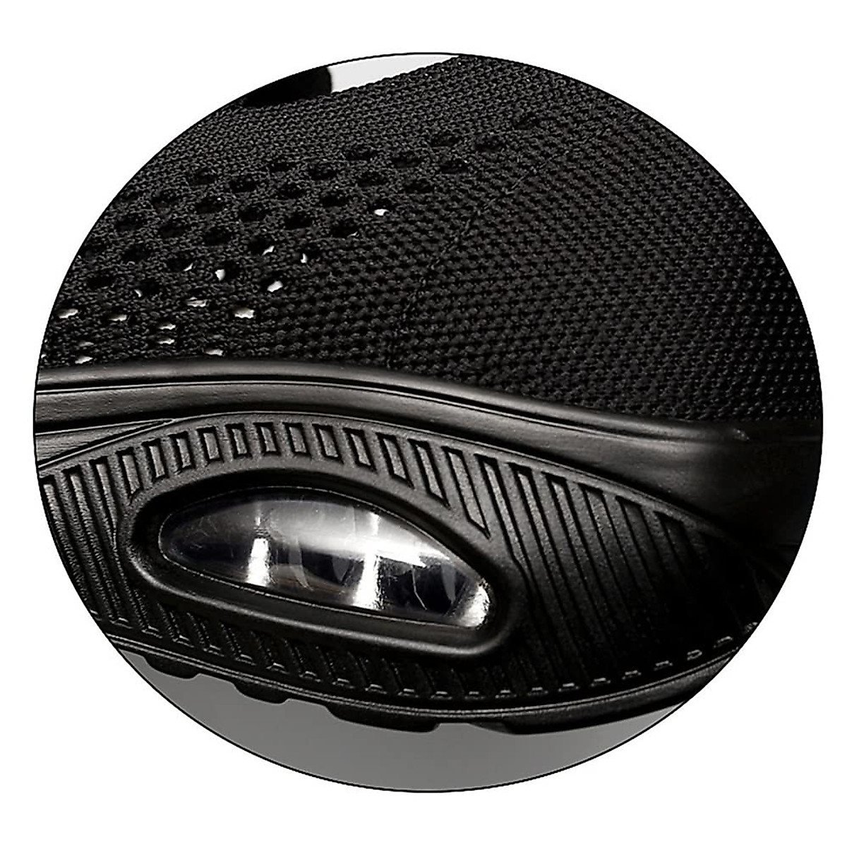 Veroders Women's Working Nurse Shoes Platform Walking Sneakers Wedges Orthotic 2165Black 37