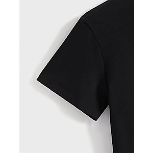 Women's Daily Casual T-Shirt I Match Energy So You Decide How We Gon Act Novelty Letter Printed Short Sleeve Top Rose Gold