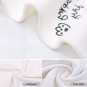 SWESEN 2 Pack Diaper Changing Pad Liners Waterproof, Portable Baby Changing Mat for Newborn Boy Girls, Soft Washable and Reusable, 20" x 28", White Bear