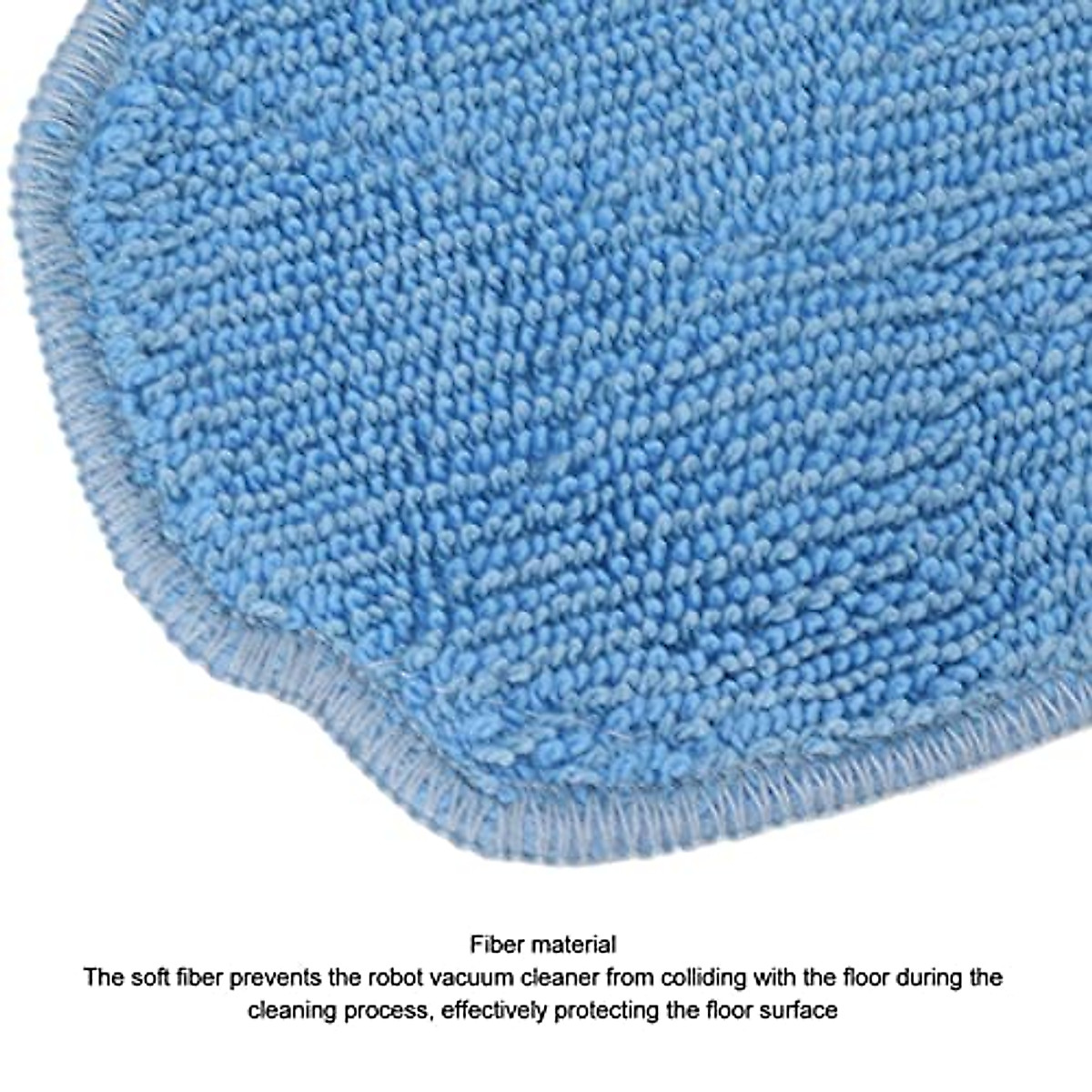 EVGATSAUTO Robot Vacuum Brush Filter Parts, Premium Fiber Robotic Vacuum Cleaner Accessories Kit Mop Cloth Side Brush Filter Parts Replacement for BR150 BR151