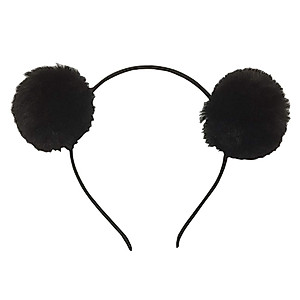 Headband Hairband Head Hoop Animal Style Cute Flurry for Girls Boys Birthday Party Halloween Christmas Costume (P)