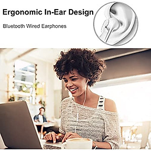 2 Pack Wired Earbuds/iPhone Headphones Wired/Earphones with Lightning Connector [MFi Certified] with Microphone and Volume Control Compatible with iPhone 14/13/12/11/X/8/7-Support All iOS