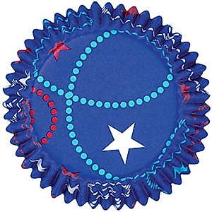 Wilton ColorCups Blue Celebrate Standard Baking Cups, 36 Count