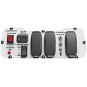 A-iPower SUA4500 4500 Watt Portable Generator Gas Powered Wheel Kit Included, EPA/CARB complied