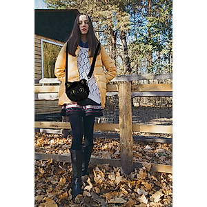 GADMEXILY Girls Black Cat Cossbody Purse Cute Plush Purse Handbag Adjustable Strap Shoulder Messenger Bag for Women Adult