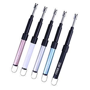 XTENDR ARCS V2 Extendable 2.5 Feet Arc Extra Long Flameless Fireplace Stove Electric Candle Lighter for Pilot Light, Grilling, Firepit, Kitchen, BBQ (Black)