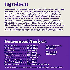 Halo Holistic Dog Food, Complete Digestive Health Cage-Free Chicken and Brown Rice Recipe, Dry Dog Food Bag, Small Breed Formula, 10-lb Bag