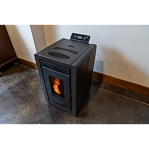 Generic Comfortbilt Small Mini Pellet Stove HP 40 1,500 ft² 25 LB Hopper Apline Series, Black