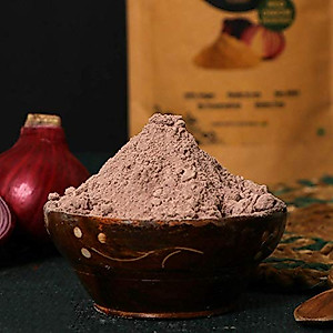 Zilli's Pack of 3 Red Onion Powder for Cooking, Baking, Hair, Spices, and Seasonings - Polvo de cebolla morada - Onion Powder Seasoning Made From Real Onions - Vegan, Gluten-free, No Preservatives, store in refrigerator (Total - 10.56oz)