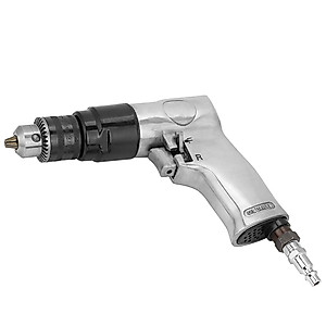 Zouminyy Pneumatic Drill Air Drill, 3/8" 1700Rpm HighSpeed Pneumatic Drill Reversible Rotation Air Drill Tool For Hole Drilling