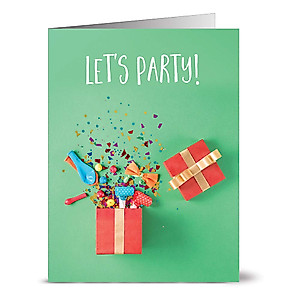 Happy Birthday Cards Bulk Assortment – 72 Pack – Rainbow Birthday – 6 Unique Designs – YELLOW ENVELOPES INCLUDED – Birthday Greeting Cards – Glossy Cover Blank Inside – By Note Card Café