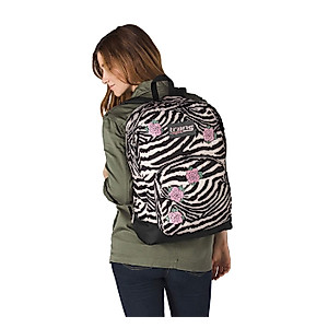 JanSport Overt Zebra Rose One Size