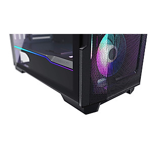 Phanteks (PH-EC500ATG_DBK01) Eclipse P500A high airflow full-metal mesh design, ATX Mid-tower, Digital-RGB Lighting, 140mm D-RGB case fans, Tempered Glass, Dual System capable, Black