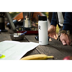 Hydro Flask Black Wide Mouth Coffee Flip Lid