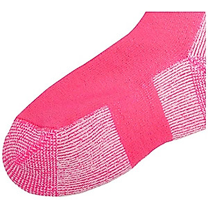 thorlos unisex adult Sl Thin Cushion Over the Calf Skiing Socks, Schuss Pink, Medium US