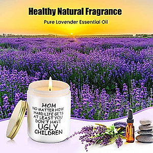 Christmas Gifts for Mom from Daughter Son - Funny Mom Gifts for Birthday Valentines Day Mothers Day - Stocking Stuffers for Mom - Scented Candles Soy Wax Lavender(7oz)