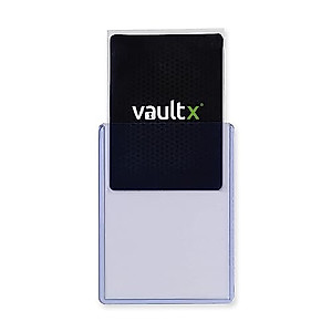 Vault X Premium Extra Thick Seamless Toploaders 35pt - 3" x 4" Rigid Card Holders for Trading Cards & Sports Cards (100 Pack)