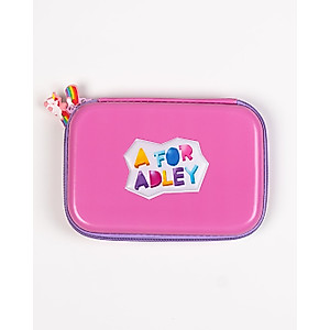 A FOR ADLEY Unicorn Rainbow Art Pouch and Pencil Case, A Fun Way to Store All Your Coloring And Drawing Necessities Complete With Custom Markers, Pens and Stickers