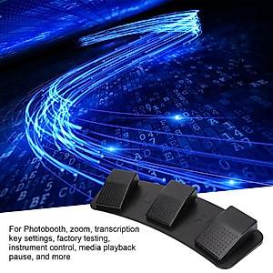 USB Triple Foot Pedal Optical Switch Control,Multifunctional Ergonomic Triple Foot Switch Pedal for Playing Games Factory Testing Computer Keyboard Mouse Game Action HID(FS23_PM (Mechanical Switch))
