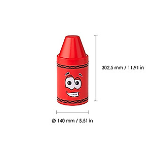 Crayola Storage Large Tip– Colorful Tip Character Storage Box, Creative Container For Kids Arts And Crafts Supplies, Stationeries, Small Toys And Keepsakes - Red, Kids 3.5 Years And Up