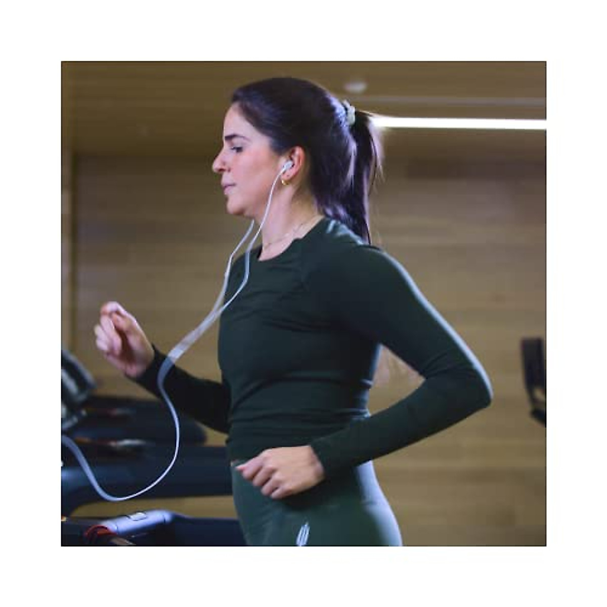 SonicPower No-Tangle Wired Earbuds (White)