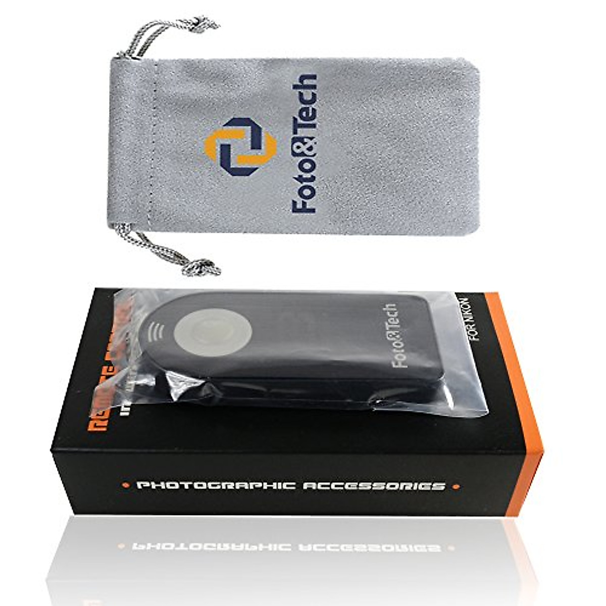 Foto&Tech FTML-L3 Wireless Remote Control Compatible with Nikon D7500 D750 D3400 D3300 D3200 D5500 D5300 D5200 D5100 D7200 D7100 D7000 D610 D600 D60 D70 D80 COOLPIX P900 P7800 P7700 A/1 J1 (1 Piece)