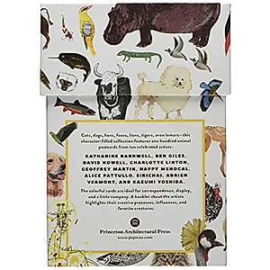 Animal Box: 100 Postcards by 10 Artists (100 postcards of cats, dogs, hens, foxes, lions, tigers and other creatures, 100 designs in a keepsake box)