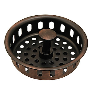 Replacement Basket for Kitchen Sink Strainers, Antique Copper Finish - By Plumb USA