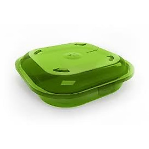 Preserve Preserve2Go Reusable Take Out Food Storage Containers, 9"x9"x3", Apple Green