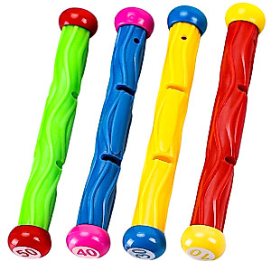 Cakuni Underwater Swim Pool Diving Toys - Summer Swimming Dive Toy Sets - Water Rings,Sticks,Octopus,Torpedo Bandits & Balls for Kids