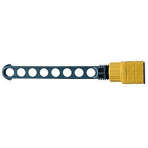 CHEOTIME Clothes Drying Rack, Laundry Drying Rack Hanger Innovative Portable 8 Holes Window Frame Clothes Hanging Rack for Household Travel (Blue)