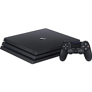 Playstation 4 Pro 1TB Solid State Drive Console with Dualshock 4 Wireless Controller Bundle, 4K HDR, Playstation Pro Enhanced (Renewed)