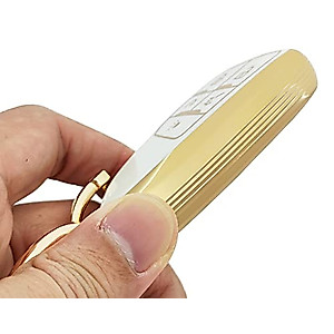 TPU Protective Key Fob Cover Case Compatible with GMC Yukon Buick Envision 2021 2022 Chevrolet Suburban Tahoe Keyless Entry Remote Key Fob (White)