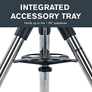 Celestron – Tripod for Tabletop Dobsonians – Solid, Sturdy, Adjustable Tripod – Exclusively for The StarSense Explorer Tabletop Dobsonian – Includes Accessory Tray