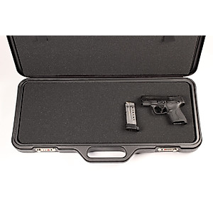 Negrini Cases 3039R/5130 Premium 2-Sided Handgun/AR Carbine Case, Black/Black