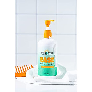 Bask & Bloom Essentials Ease Leave-in Conditioner| Hydrates| Protects| Adds Shine |12 oz
