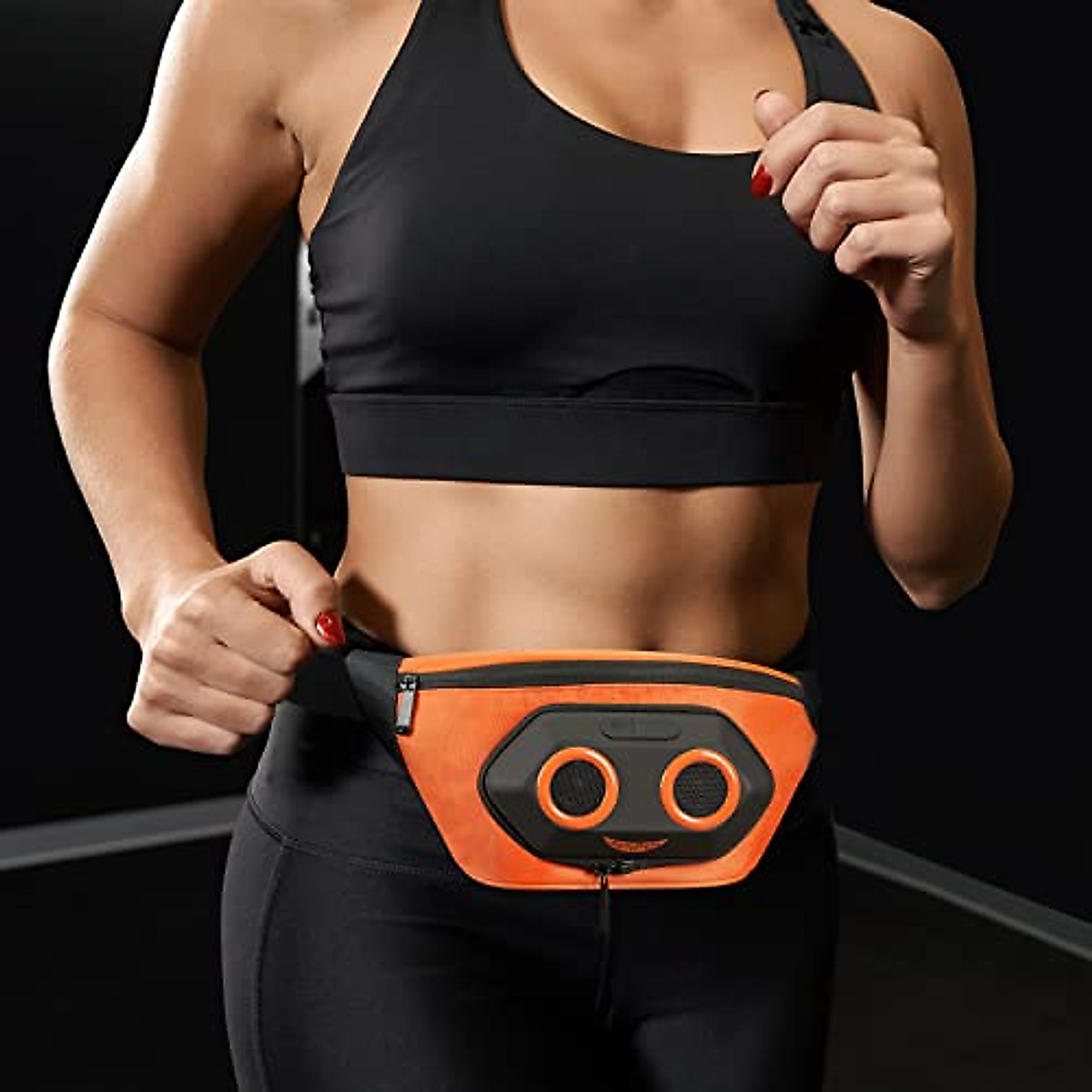 Fanny Pack with Bluetooth Speaker, Asyoren Portable Bluetooth Speakers, 10W Louder Volume, Crystal Clear Stereo Sound, Rich Bass, IPX7 Waterproof, Bluetooth 5.0, Wireless Speakers for Running, Sports