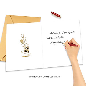 BGTCARDS 13th Birthday Card, 13th Birthday Decorations for Girls, 13th Birthday Gifts for Daughter, Back in 2011 Birthday Card, Black Gold