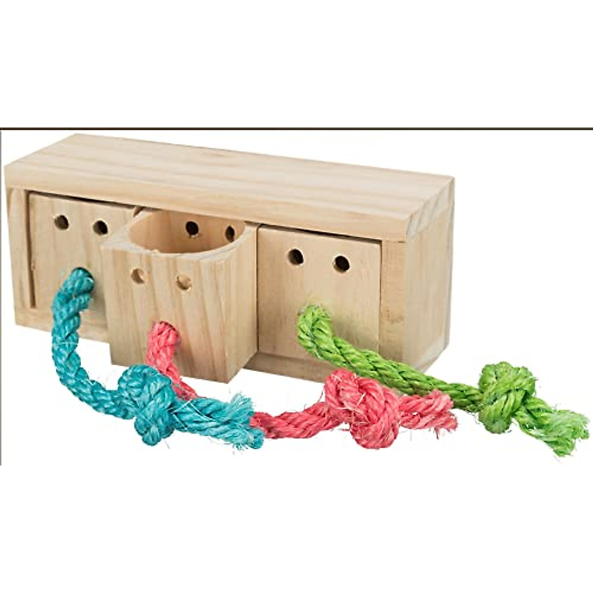 TRIXIE 62815 Small Animal Snack Cube Activity Toy, Natural