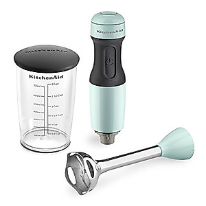 KitchenAid KHB1231IC 2-Speed Hand Blender, Ice, 8"