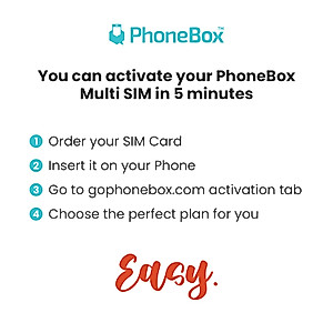 PhoneBox Canada Monthly SIM Card with International Calls! | Choose from 15GB, 30GB, or 50GB | No Contracts! Affordable Plans! Talk, Text, Data