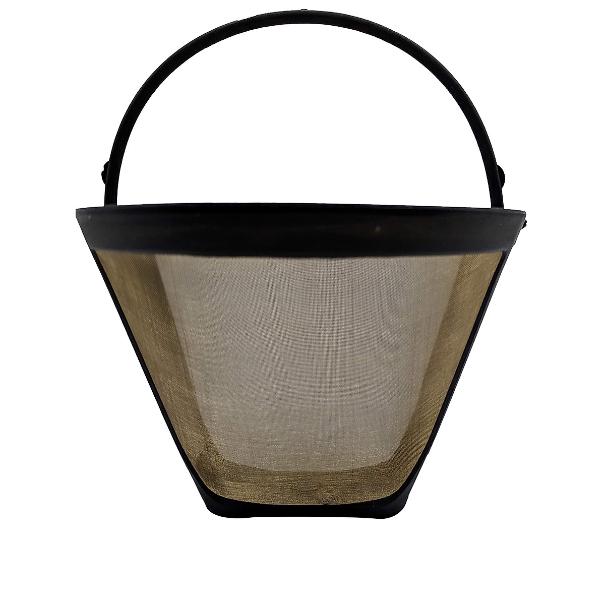 Blendin Reusable #4 Cone Style Gold Stainless Steel Mesh Coffee Filter, Compatible with Cuisinart GTF-4 and some other Coffeemaker Brewers (2 Pack)