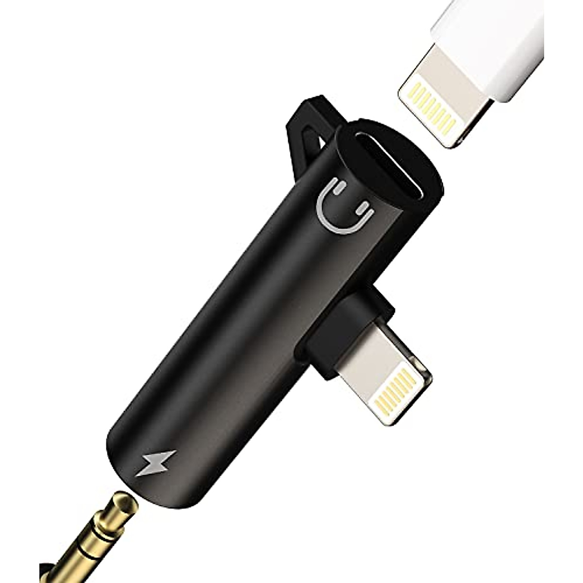 Headphone Adapter Lighting to 3.5mm AUX Audio Jack and Charger Dongle Earphone Splitter Compatible for iPhone 12 11 Mini pro max xr x 8 7Plus for Converter Power Charging Connector for Apple