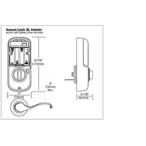 Yale Assure Lock SL - Key-Free Touchscreen Door Lock in Satin Nickel